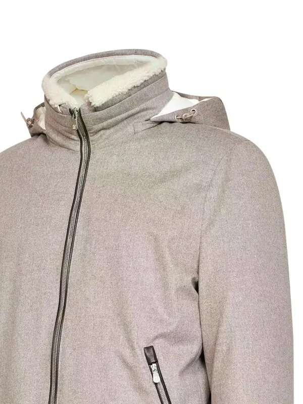 Brunello Cucinelli Hooded Wool Jacket