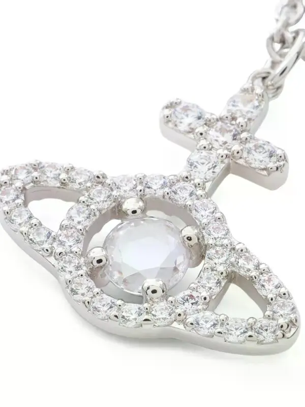 VIVIENNE WESTWOOD 2020s Olympia Orb Necklace - Silver