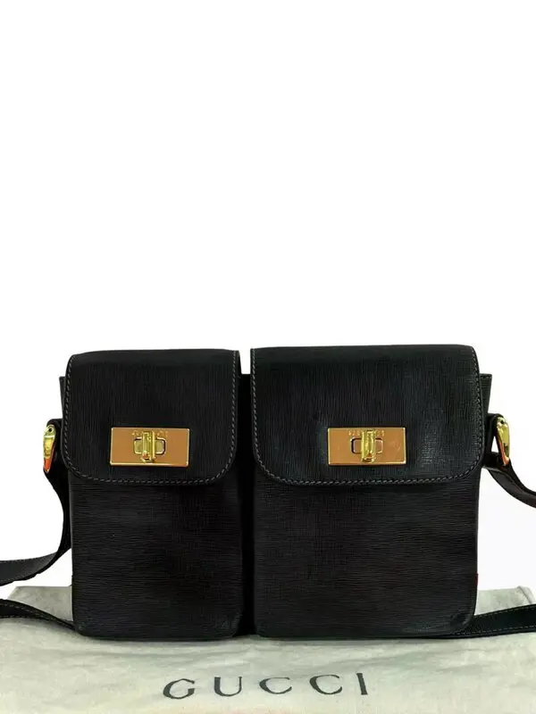Gucci 20th Century Calfskin Turn Lock Cross Body Bag