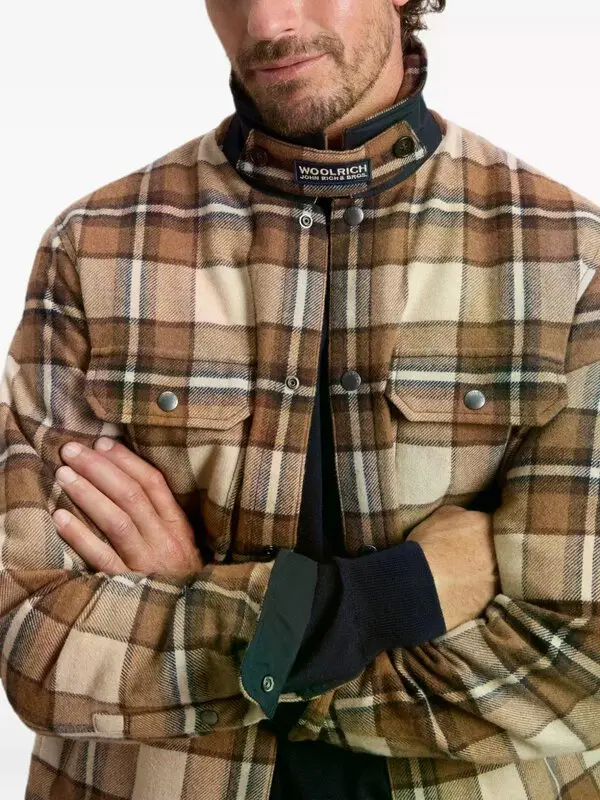 Woolrich Alaskan Check-print Shirt Jacket