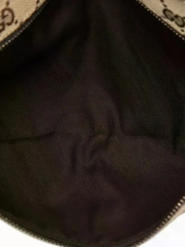 Gucci Gg Canvas Web Double Pocket Belt Bag