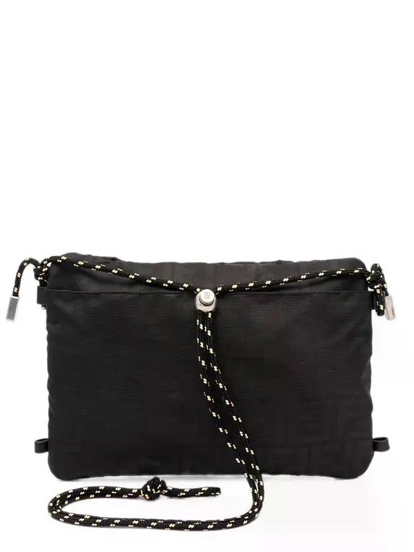Fendi Ff Light Logo-jacquard Messenger Bag