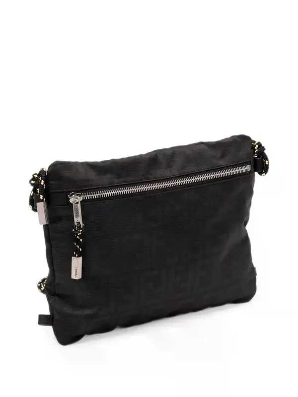 Fendi Ff Light Logo-jacquard Messenger Bag