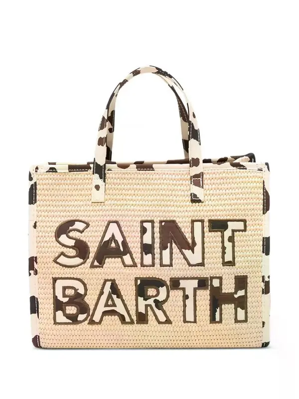 MC2 SAINT BARTH Cow-print Beach Bag