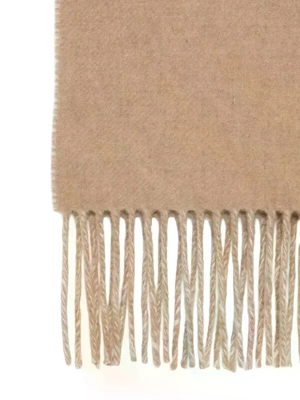 Jacquemus Logo-intarsia Fringed Scarf