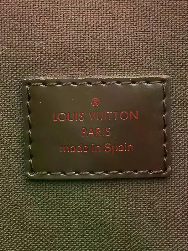 LOUIS VUITTON 2008 Damier Ebene Cabas Beaubourg Tote Bag