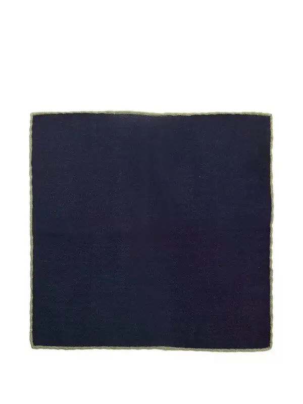 AL DUCA D’AOSTA 1902 Contrast-trim Wool Pocket Square