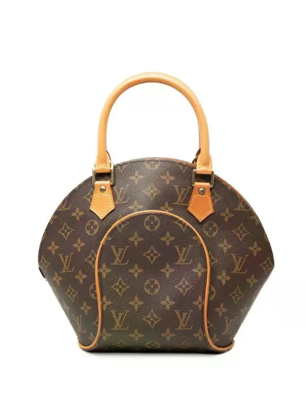 LOUIS VUITTON 1997 Monogram Ellipse Pm Handbag - Brown