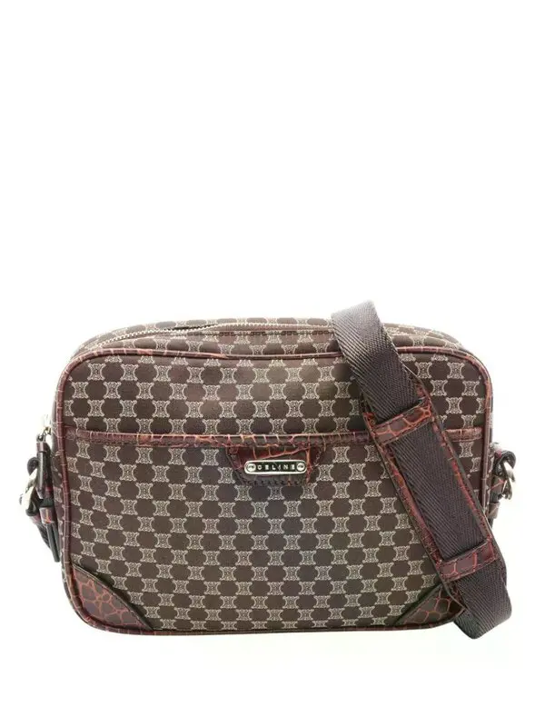 Celine 1980-1990 Macadam Canvas Crossbody Bag