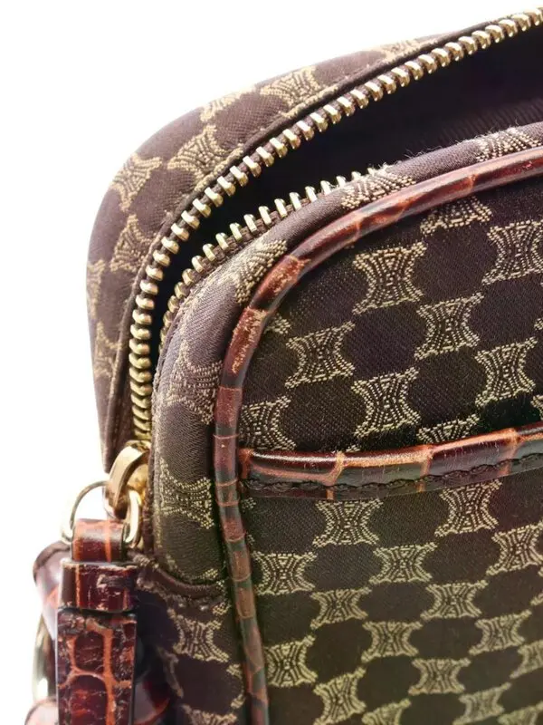 Celine 1980-1990 Macadam Canvas Crossbody Bag
