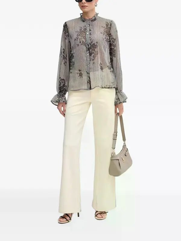 MORGAN Ruffled Floral Blouse