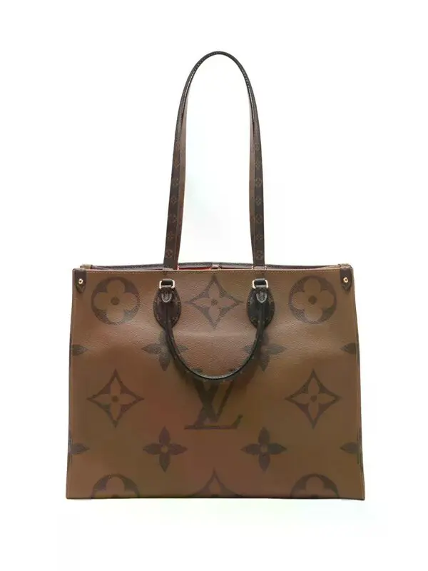 LOUIS VUITTON 2019 Monogram Reverse Giant Onthego Gm Satchel
