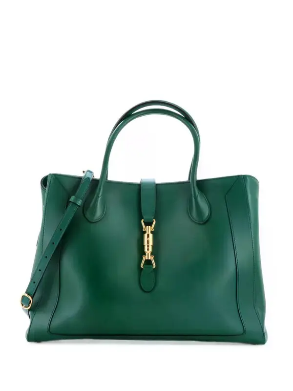 Gucci Jackie 1961 Leather Large Tote Bag