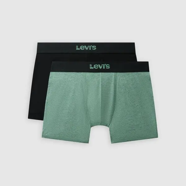 LEVI'S Opt Iii Boxer Brief 2 Pack - Black