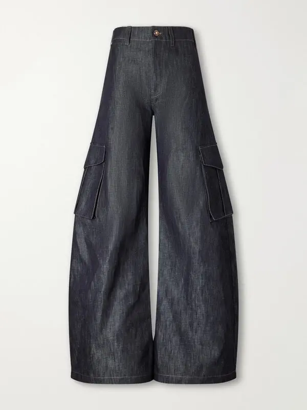 Gabriela Hearst Eos Cotton And Linen-blend Wide-leg Pants