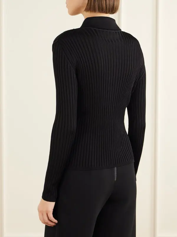 Balmain Ribbed Polo Shirt