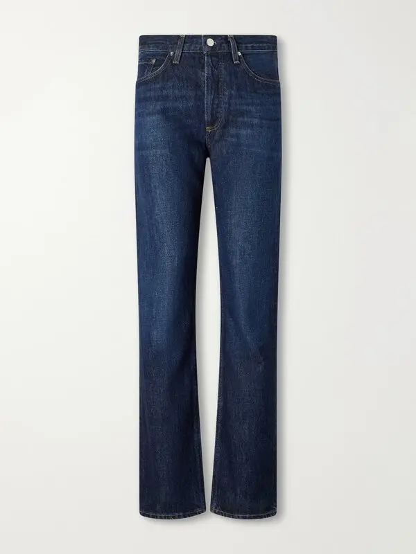 AGOLDE Lana Mid-rise Straight-leg Jeans