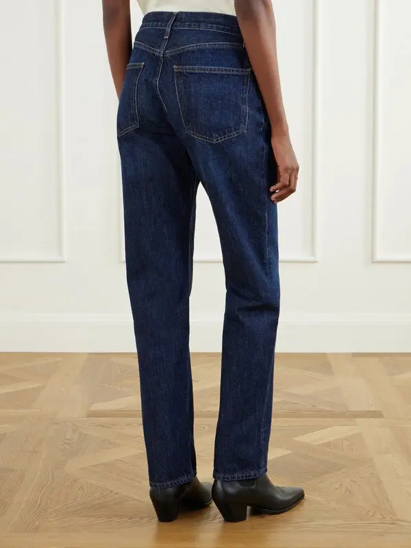AGOLDE Lana Mid-rise Straight-leg Jeans