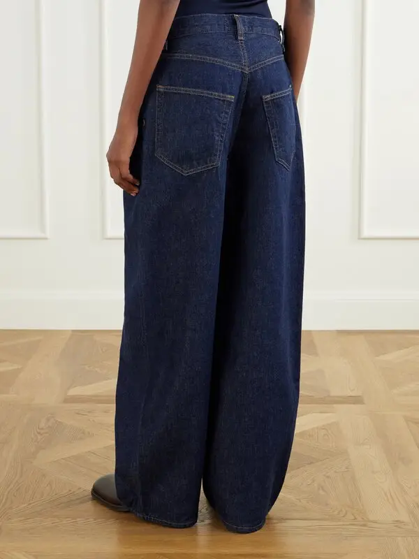 AGOLDE Rounded Baggy Regenerative Cotton Mid-rise Wide-leg Jeans
