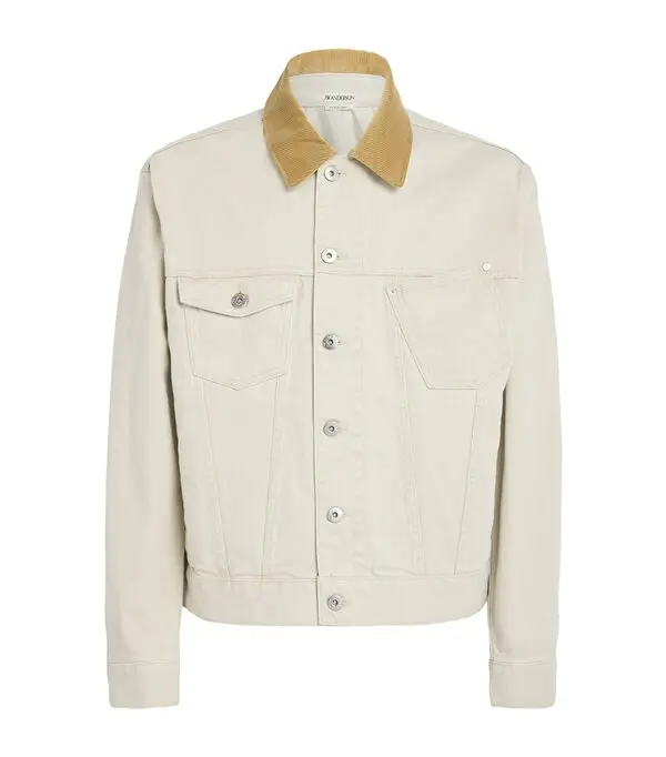 JW Anderson Corduroy Collar Denim Jacket