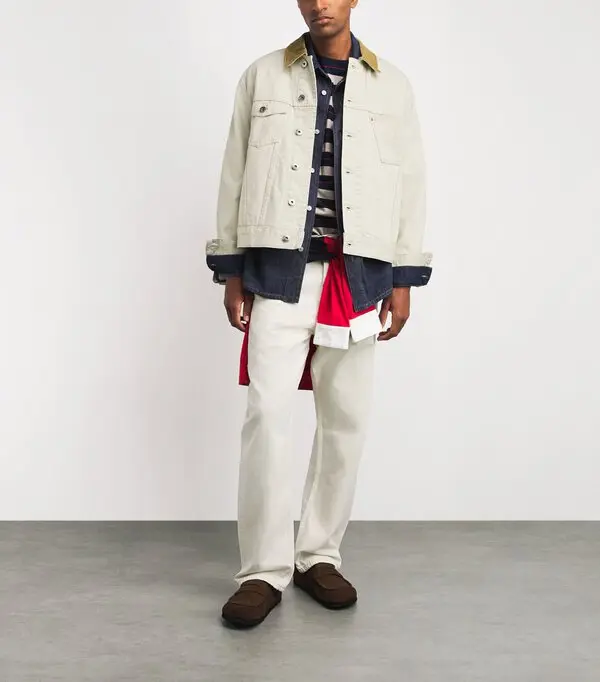 JW Anderson Corduroy Collar Denim Jacket