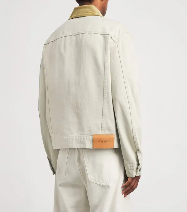 JW Anderson Corduroy Collar Denim Jacket