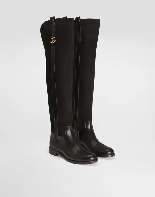 Dolce & Gabbana Knee High Riding Boots