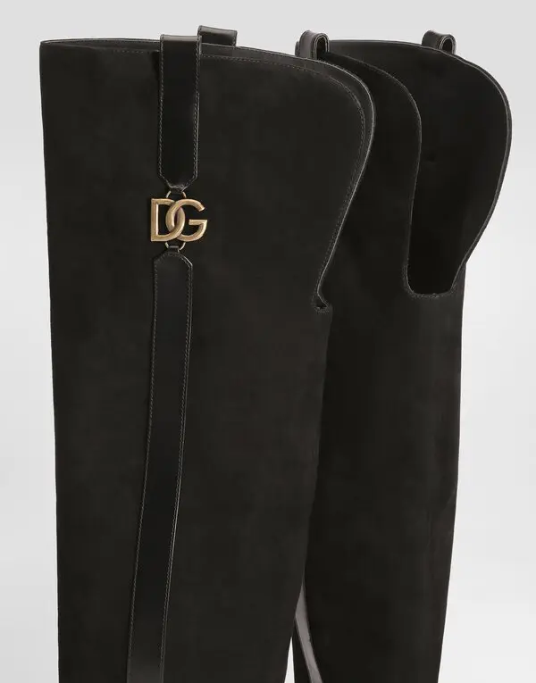 Dolce & Gabbana Knee High Riding Boots