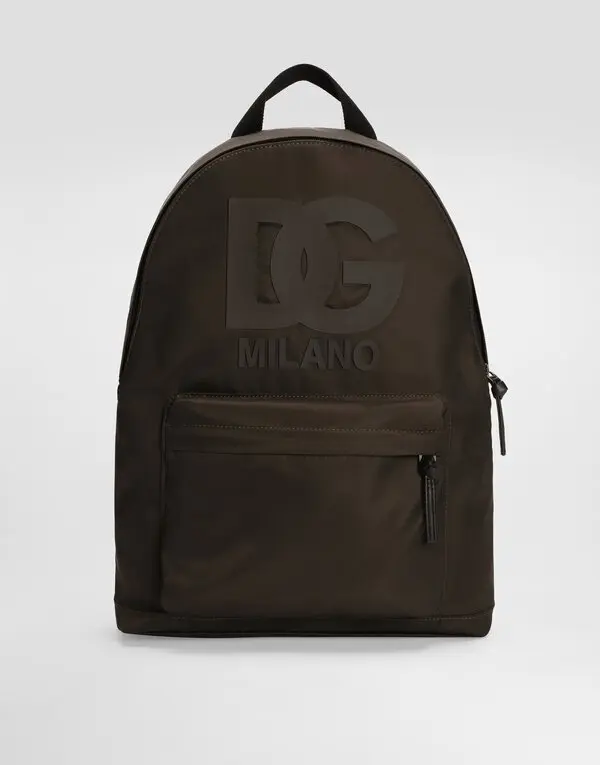 Dolce & Gabbana Nylon Backpack With Logo - Multicolor