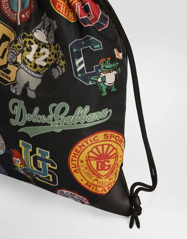 Dolce & Gabbana Printed Nylon Backpack