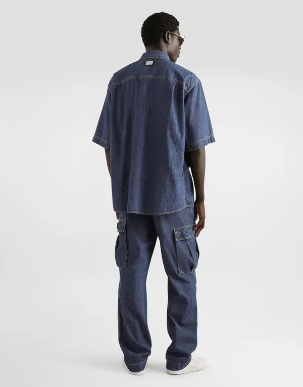 Dolce & Gabbana Denim Shirt Denim Multi-colored