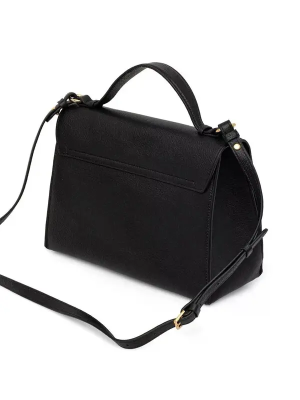 Patrizia Pepe Fly Plaque Shoulder Bag - Black