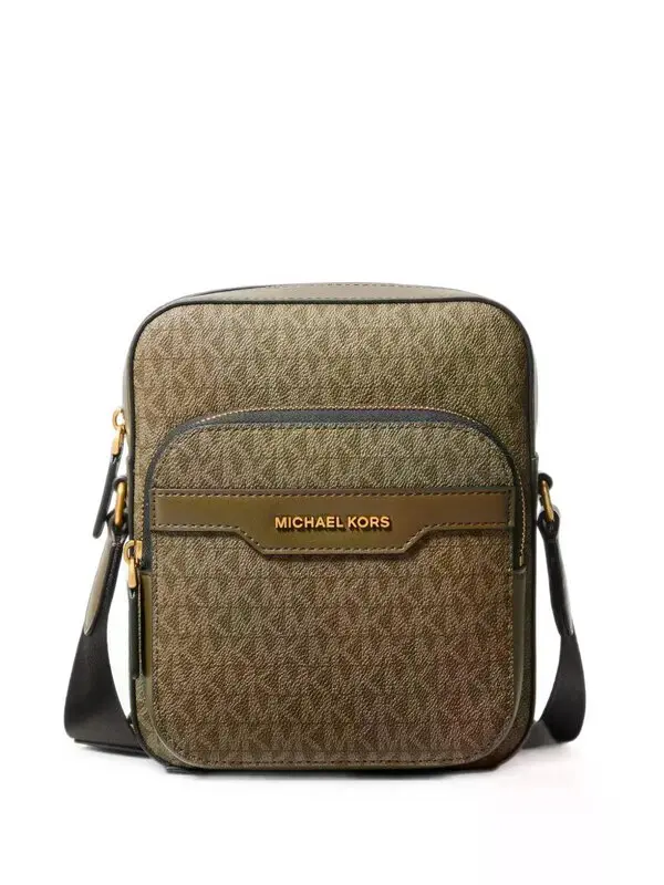Michael Kors Hudson Mini Signature Logo Flight Bag