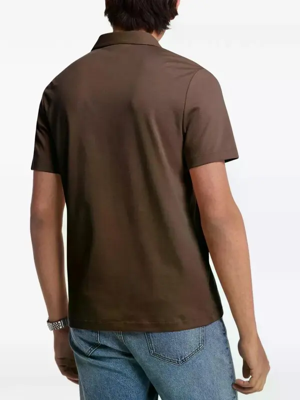 Michael Kors Embroidered-logo Cotton Polo Shirt