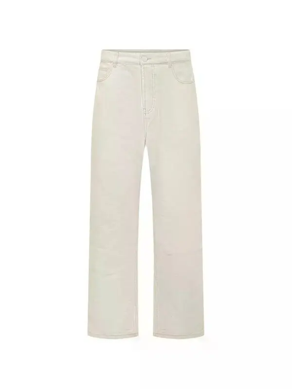 AMI Paris Logo Patch Loose-fit Jeans