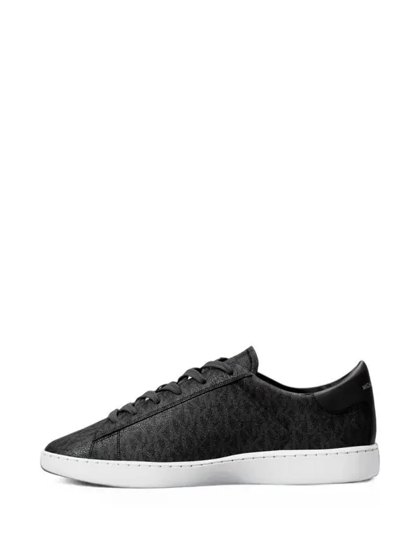 Michael Kors Reign Logo Print Canvas Lace-up Sneakers