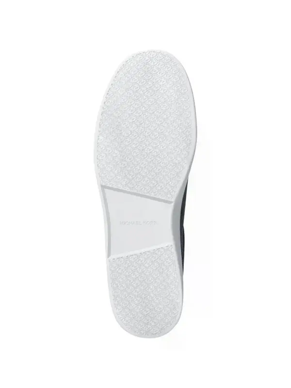 Michael Kors Reign Logo Print Canvas Lace-up Sneakers