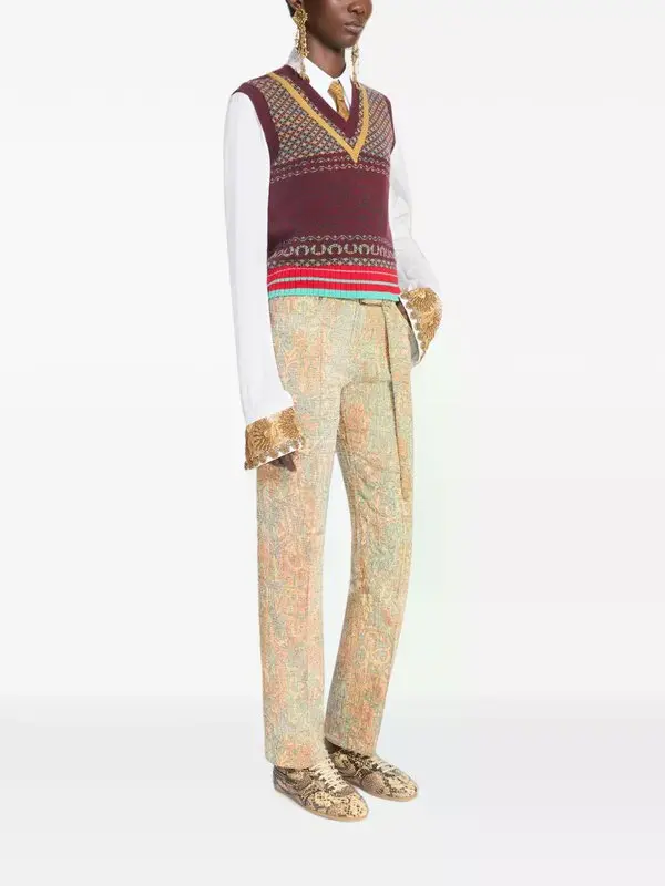 Dries Van Noten Fitted Cashmere Top