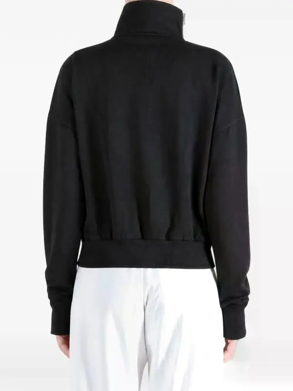 Rick Owens Asymmetric Zip-up Sweatshirt - Black