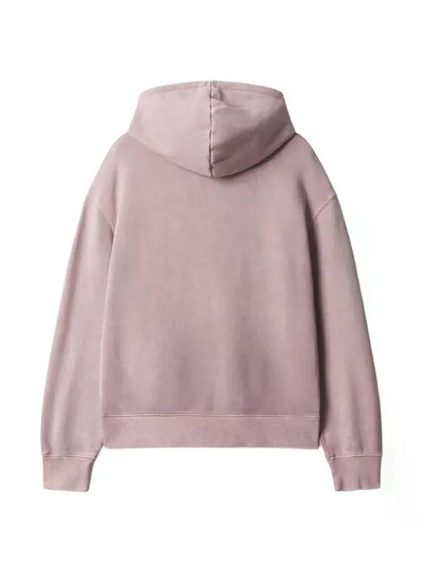 Maison Kitsuné Logo Print Hoodie - Pink