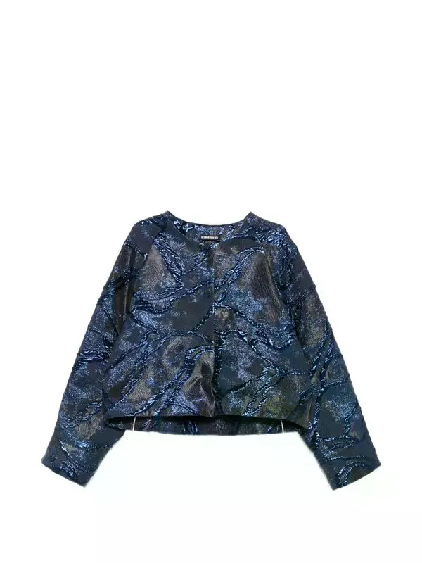 SUSANNE BOMMER Jacquard Effect Cropped Jacket