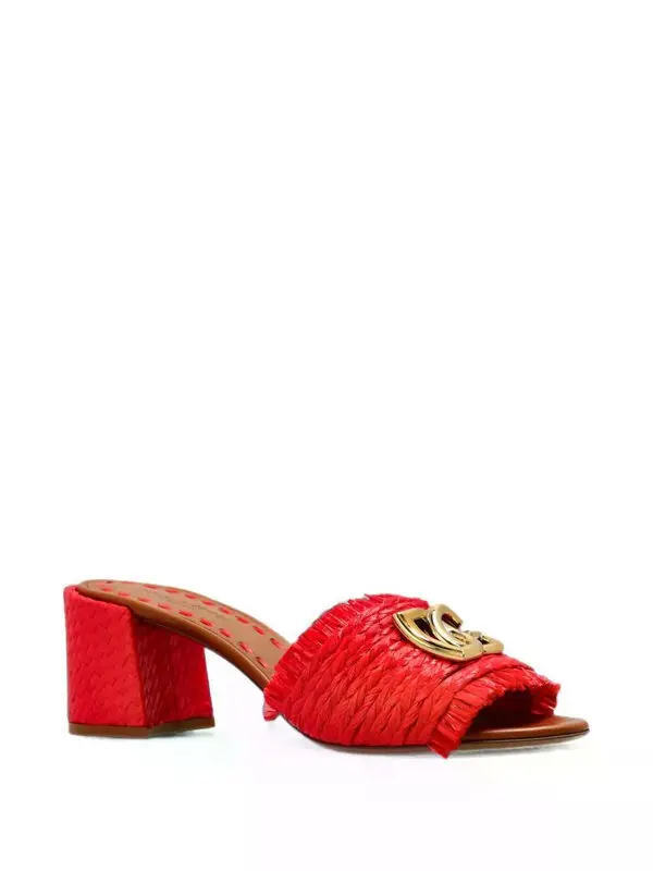 Dolce & Gabbana Raffia Mules