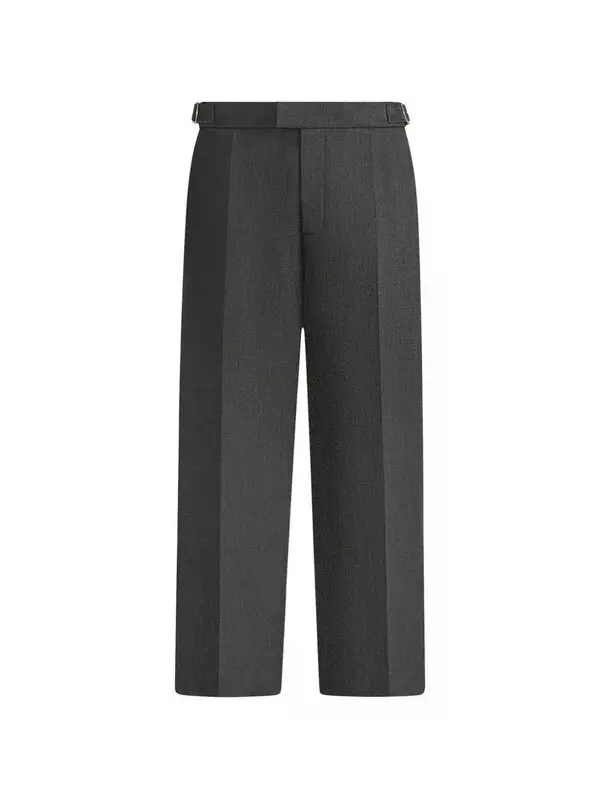 Manière De Voir Tailored Button Cuff Trousers