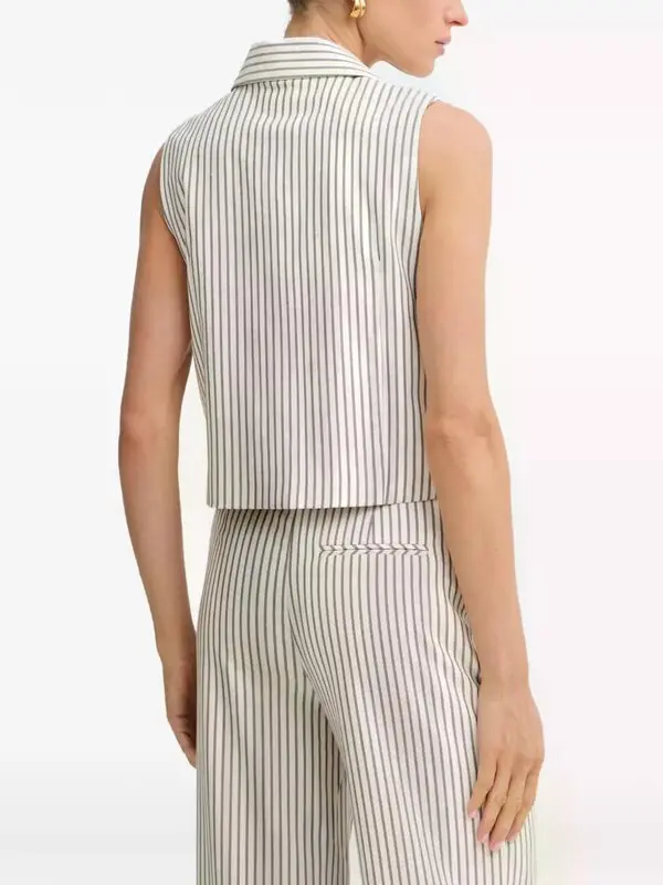 MORGAN Striped Tailored Waistcoat