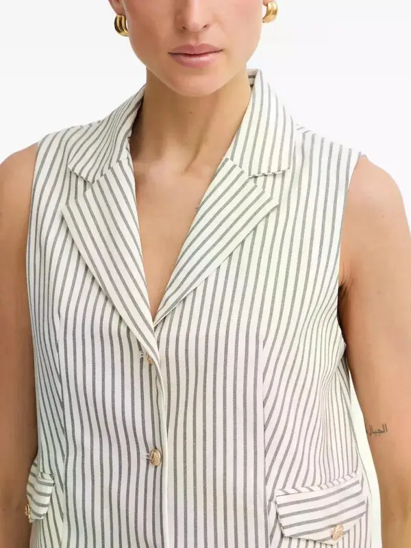 MORGAN Striped Tailored Waistcoat