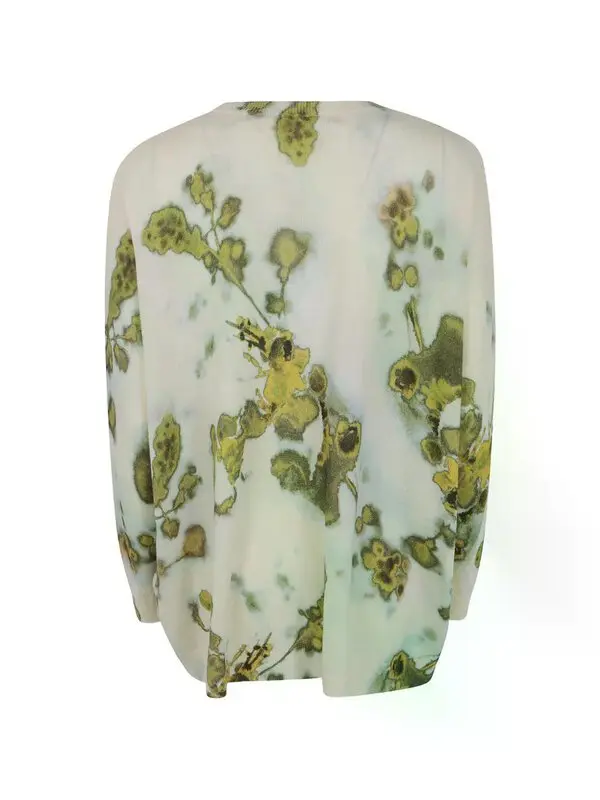 IN BED WITH YOU Floral-print Sweater - White