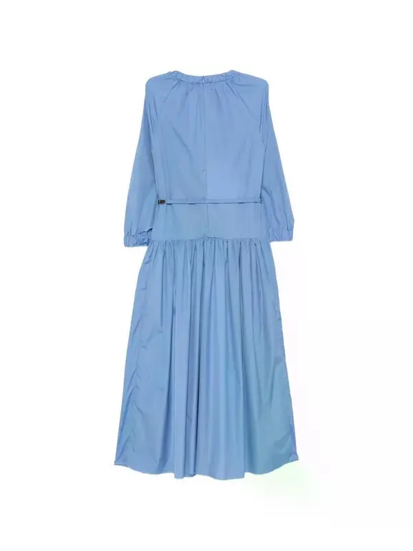 Max Mara Silvana Belted Gathered-neck Dress