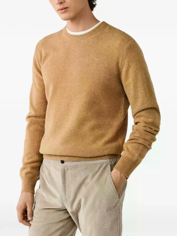 HACKETT LONDON Lambswool Crew-neck Knit