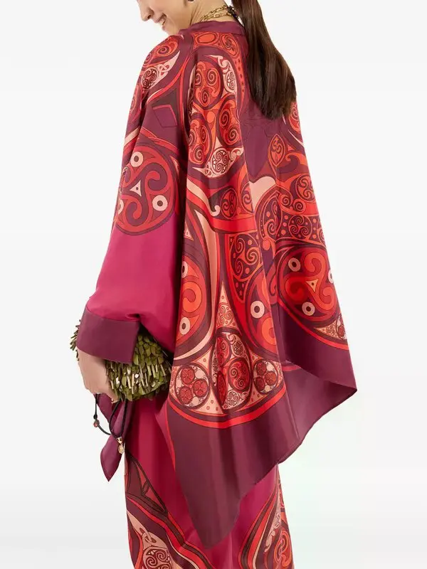 La DoubleJ Silk Alchemy Print Shirt