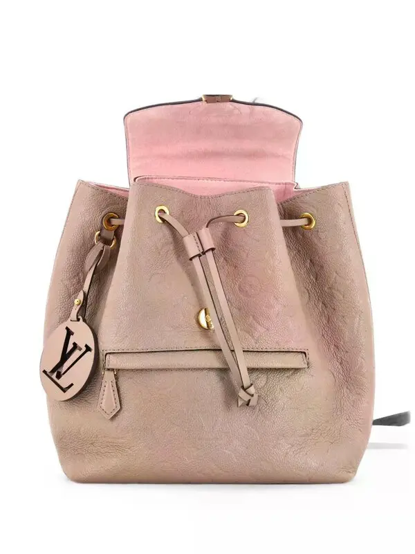 LOUIS VUITTON Montsouris Nm Monogram Empreinte Leather Backpack Pm